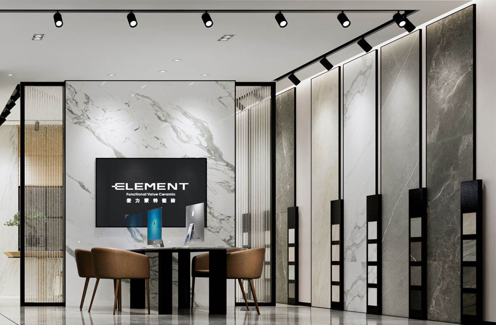 Element Ceramics Showroom For Porcelain Tiles - Foshan EXE. Display ...